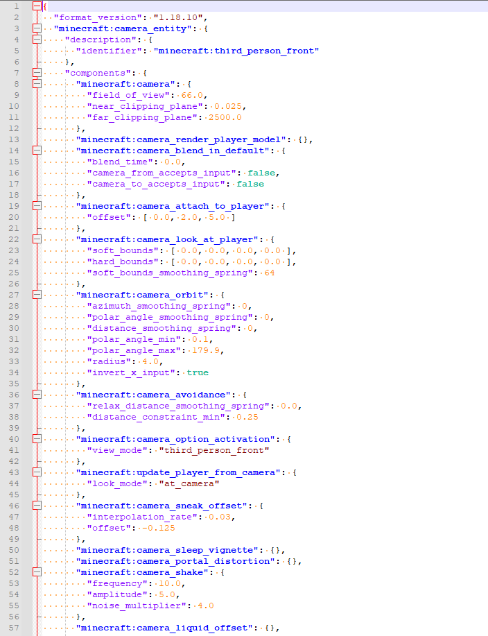 Missing "cameras" directory and file documentation. · Issue #469 · MicrosoftDocs/minecraft ...