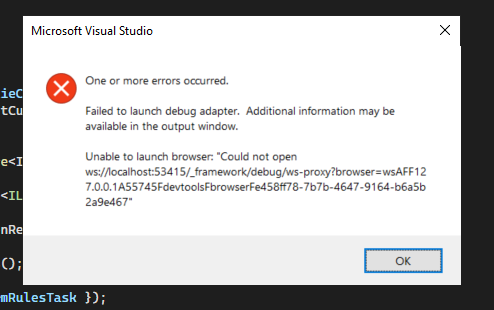 VS 2022 Preview 4 / 4.1 · Issue #682 · enkodellc/blazorboilerplate · GitHub
