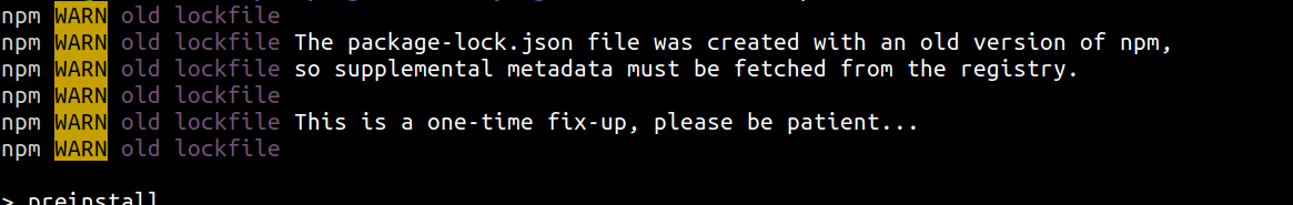 Upgrade package-lock.json with node 16.x (npm 8.x and lockfile v2) · Issue #14785 ...