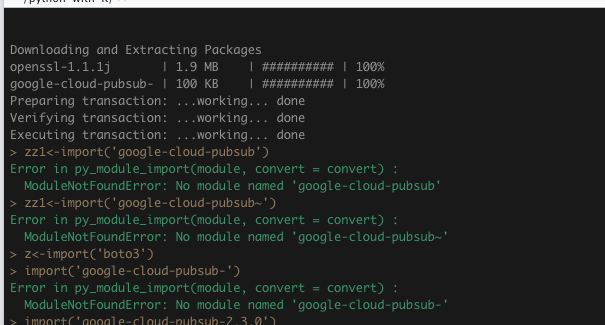 Cannot install all packages of python · Issue #959 · rstudio/reticulate · GitHub