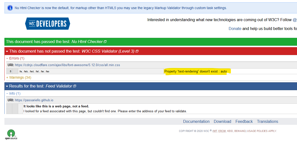 w3c Unicorn validatio Issue · Issue #16209 · FortAwesome/Font-Awesome · GitHub