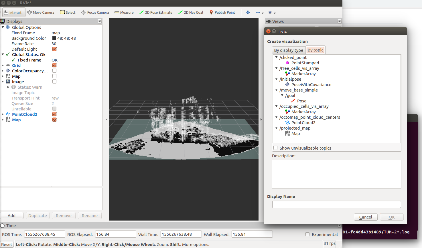Nothing displayed in RViz and no image received · Issue #11 · ivipsourcecode/DS-SLAM · GitHub