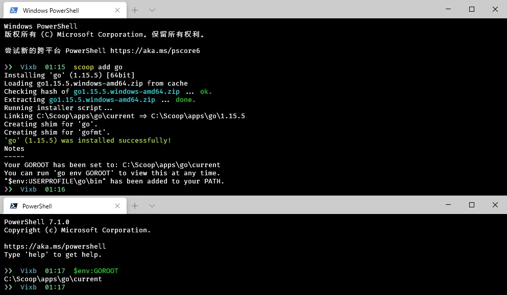 [bug] Environment variables do not take effect if the application is installed by Powershell ...