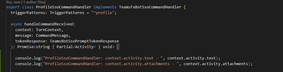 TeamsFxBotSsoCommandHandler send incorrect TurnContext in handleCommandReceived · Issue #7973 ...