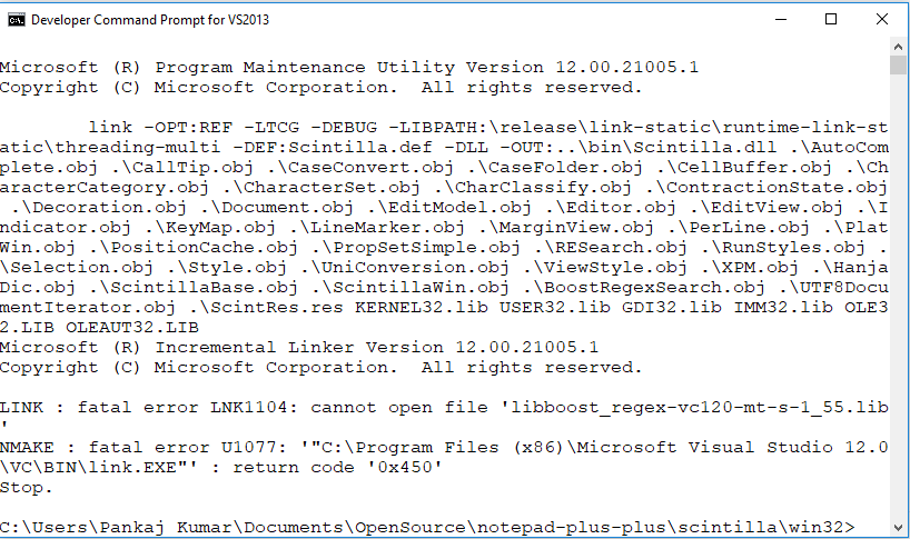Boost build fails · Issue #1228 · notepad-plus-plus/notepad-plus-plus · GitHub
