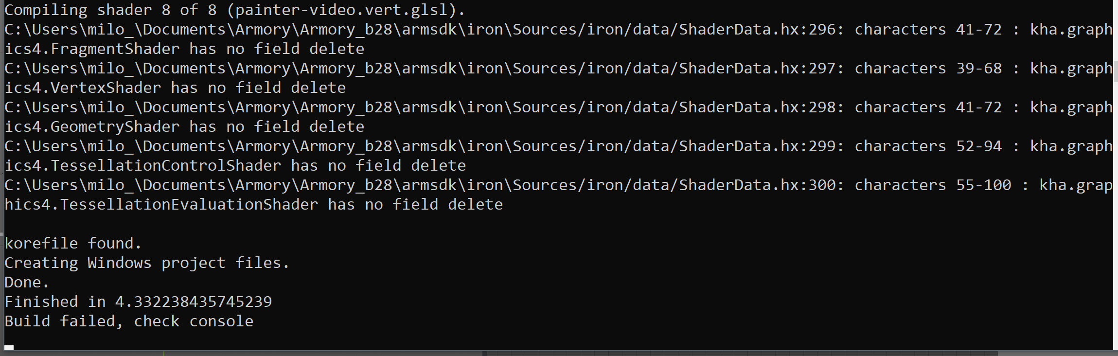Windows C (hash link) target is not working · Issue #1046 · armory3d ...
