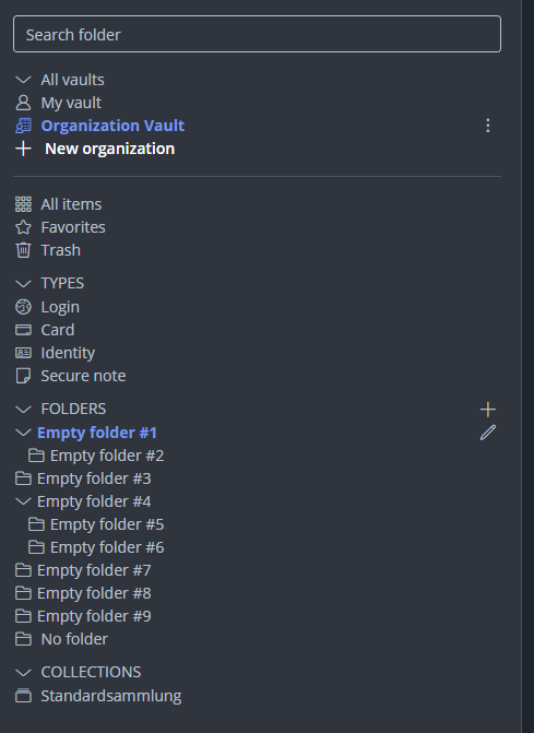 Empty folders are shown in all vaults (privat and organization vault view) · Issue #4471 ...