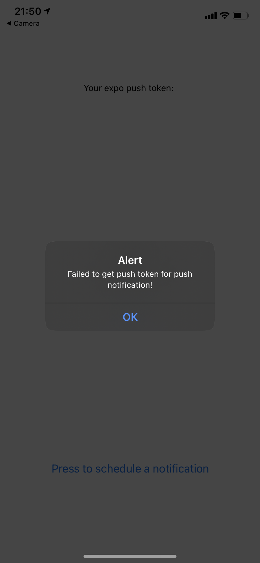 [Expo-Notifications] Permissions.NOTIFICATIONS return undetermined on iOS & Android. · Issue ...