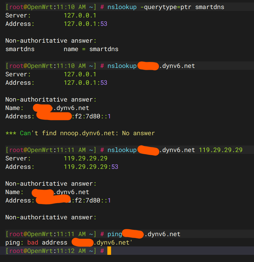大佬们好，开启smartdns后无法访问搭建的ddns地址 · Issue #1159 · pymumu/smartdns · GitHub