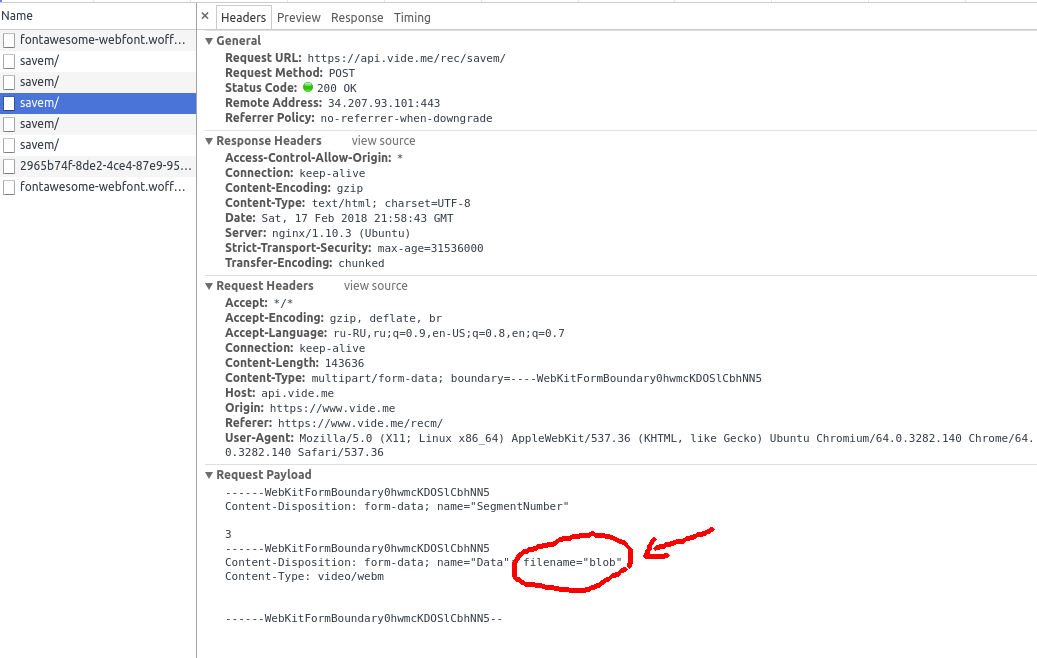 Missing filename in timestamp blobs · Issue #206 · collab-project/videojs-record · GitHub
