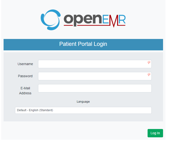 No way to register new patients · Issue #5084 · openemr/openemr · GitHub
