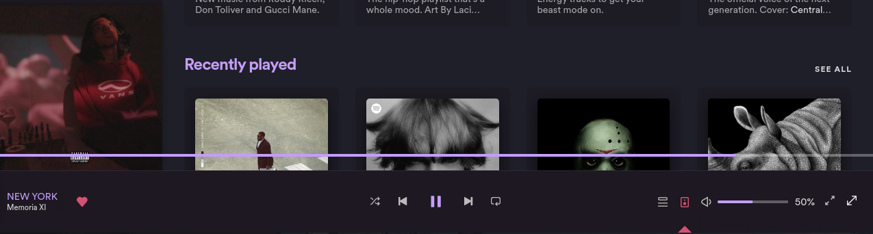 [Sleek] Playback bar offset when listening on another device · Issue #863 · spicetify/spicetify ...