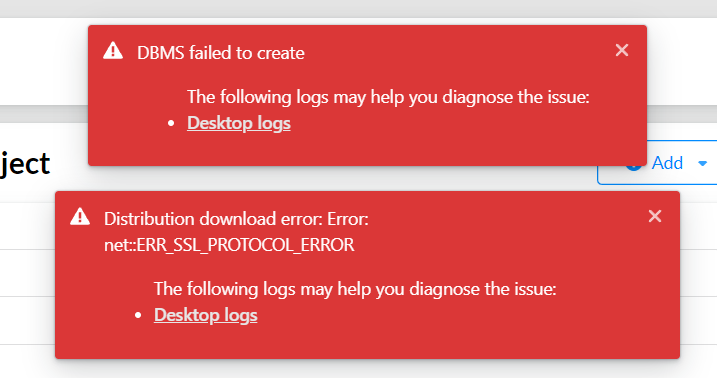 Distribution download error: Error: net::ERR_SSL_PROTOCOL_ERROR · Issue #1935 · neo4j/neo4j ...