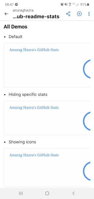 Mobile app display fails · Issue #215 · anuraghazra/github-readme-stats · GitHub