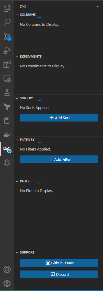 DVC tab endlessly loading · Issue #2569 · iterative/vscode-dvc · GitHub