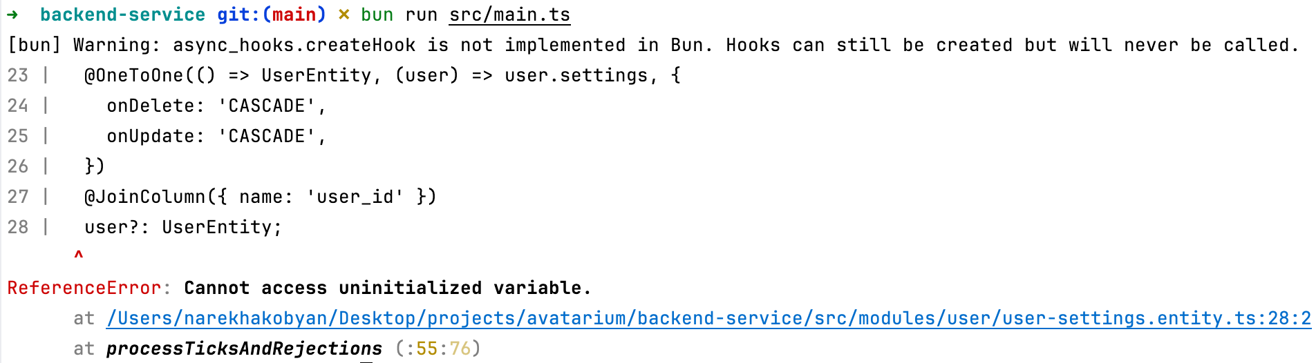 Support NestJS · Issue #1641 · oven-sh/bun · GitHub