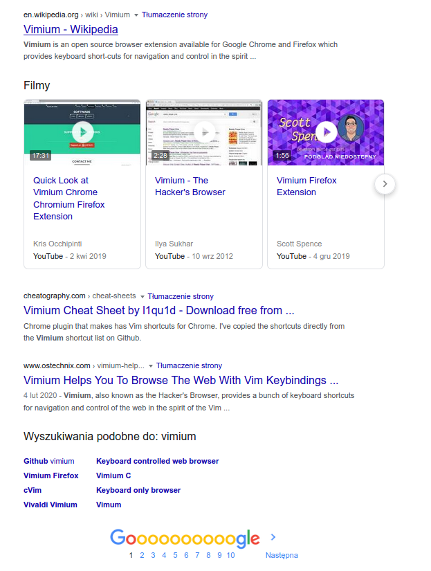 ]] or [[ is not changing pages on google.com · Issue #3561 · philc/vimium · GitHub