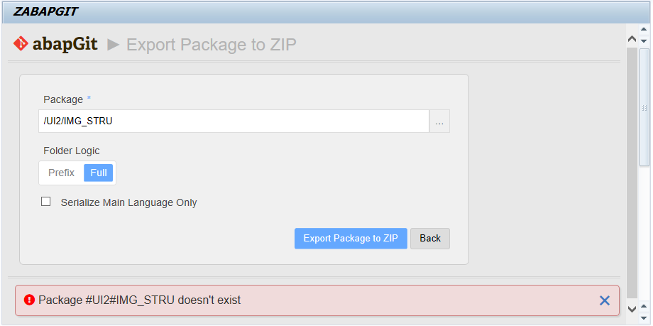 Export namespaced packages to ZIP · Issue #4700 · abapGit/abapGit · GitHub