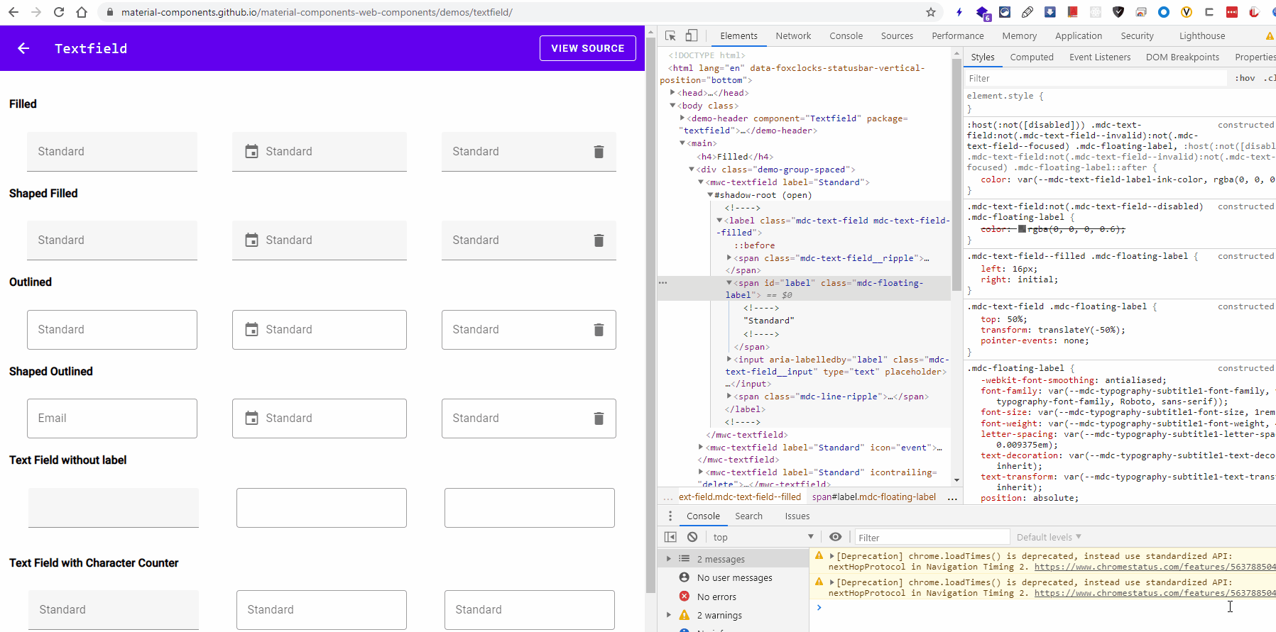 Mwc Textfield And Mwc Textarea Rtl Support · Issue 858 · Material Componentsmaterial Web · Github