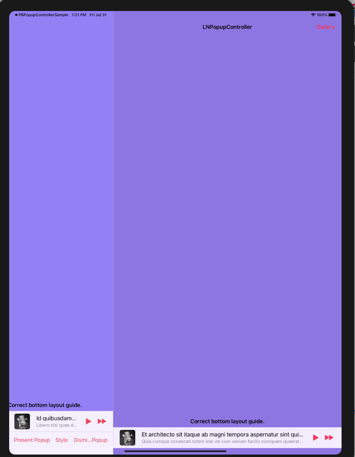 Split View Controller Issue · Issue 390 · Leonatanlnpopupcontroller