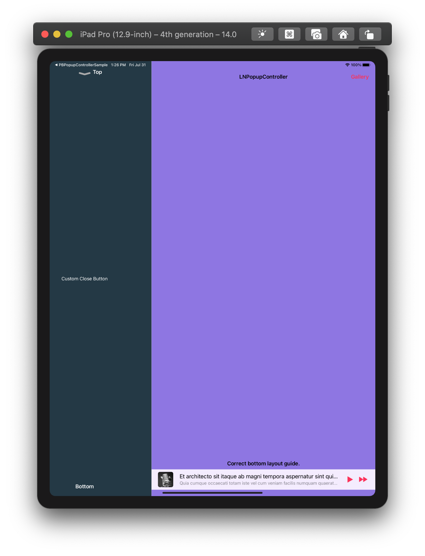 Split View Controller Issue · Issue 390 · Leonatanlnpopupcontroller