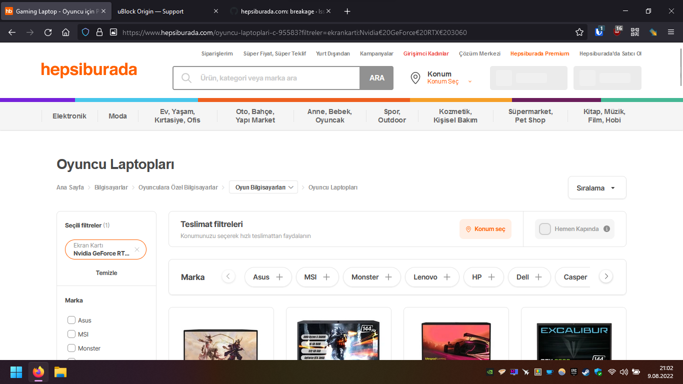 hepsiburada.com: breakage · Issue #13630 · uBlockOrigin/uAssets · GitHub