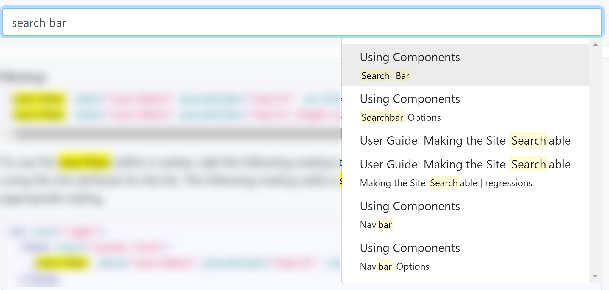 User docs: fix right-aligned search bar example · Issue #530 · MarkBind/markbind · GitHub