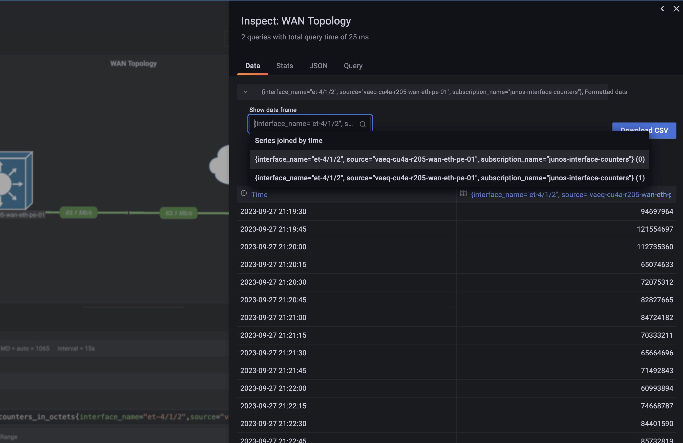 Issue when using a rate calculation for metrics · Issue #67 · knightss27/grafana-network ...