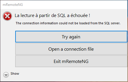 MSSQL - Bug with empty username/password · Issue #1936 · mRemoteNG/mRemoteNG · GitHub