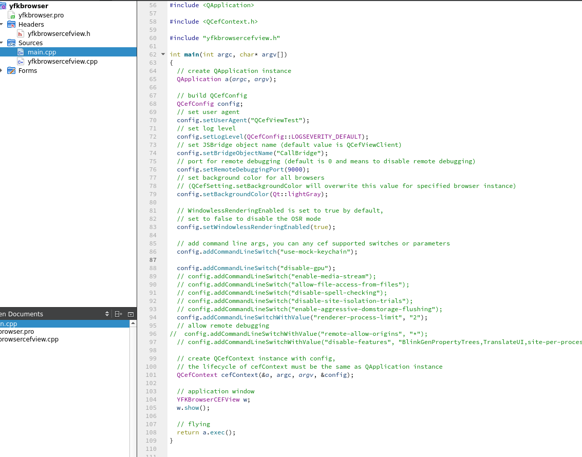Bug Ubuntu2204lts 下qmake运行时,页面不显示 · Issue 321 · Cefviewqcefview · Github