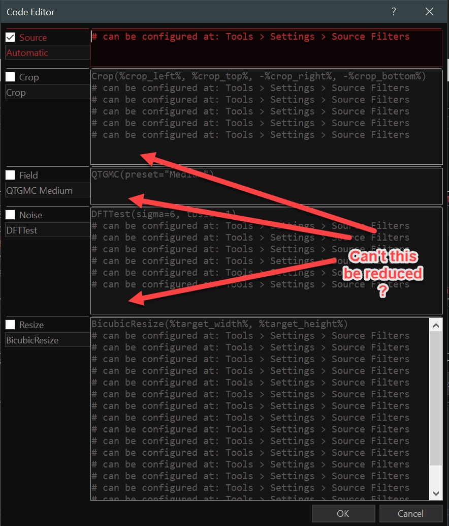 Add scrollbar to code editor · Issue #567 · staxrip/staxrip · GitHub