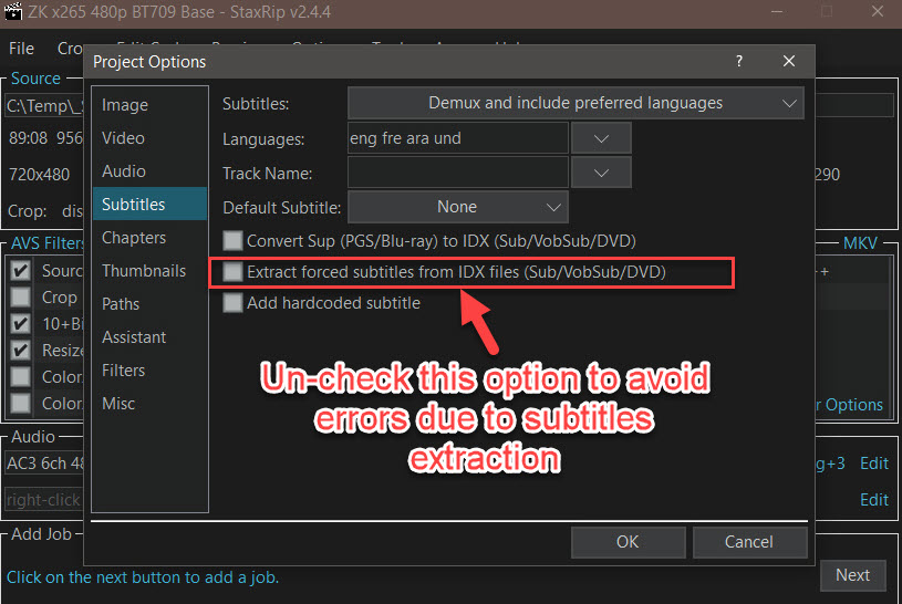 DVD handling undesirable/broken · Issue #655 · staxrip/staxrip · GitHub