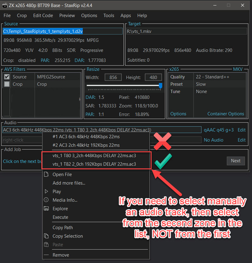 DVD handling undesirable/broken · Issue #655 · staxrip/staxrip · GitHub