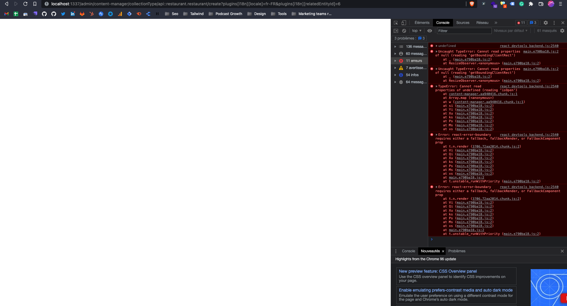 Admin sometimes crash when filling from another locale · Issue #11908 · strapi/strapi · GitHub