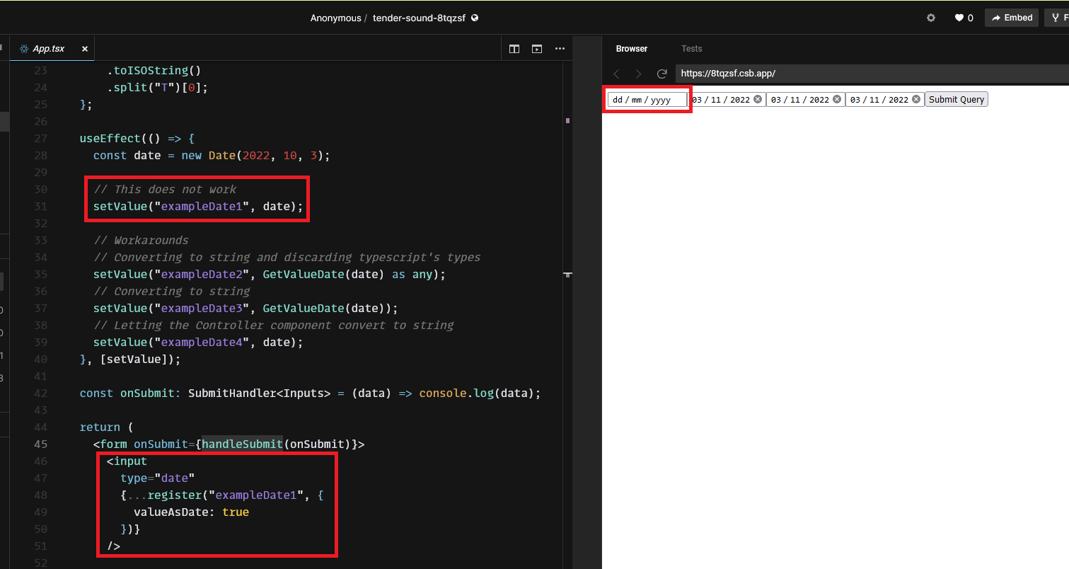 Issue setValue Cannot Be Used To Set A Date Input Field In Issue setValue Cannot Be Used To Set A Date Input Field In