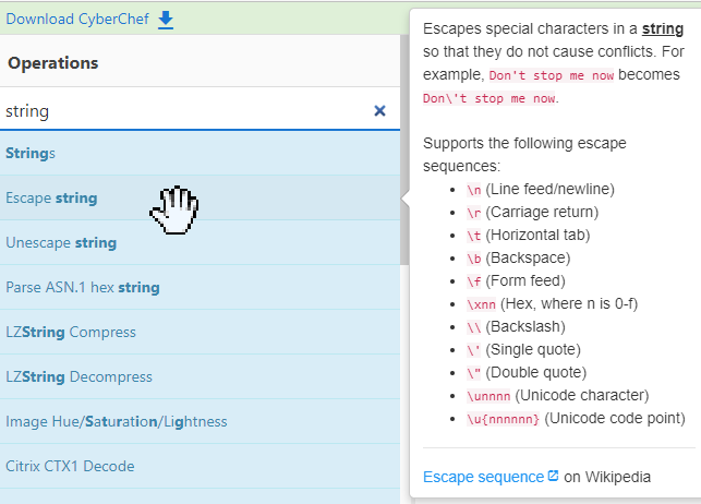 Feature request: JSON stringify · Issue #977 · gchq/CyberChef · GitHub