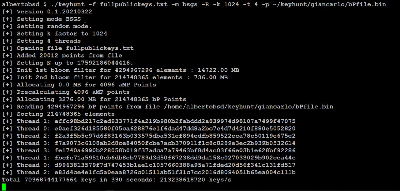 Frozen process · Issue #32 · albertobsd/keyhunt · GitHub