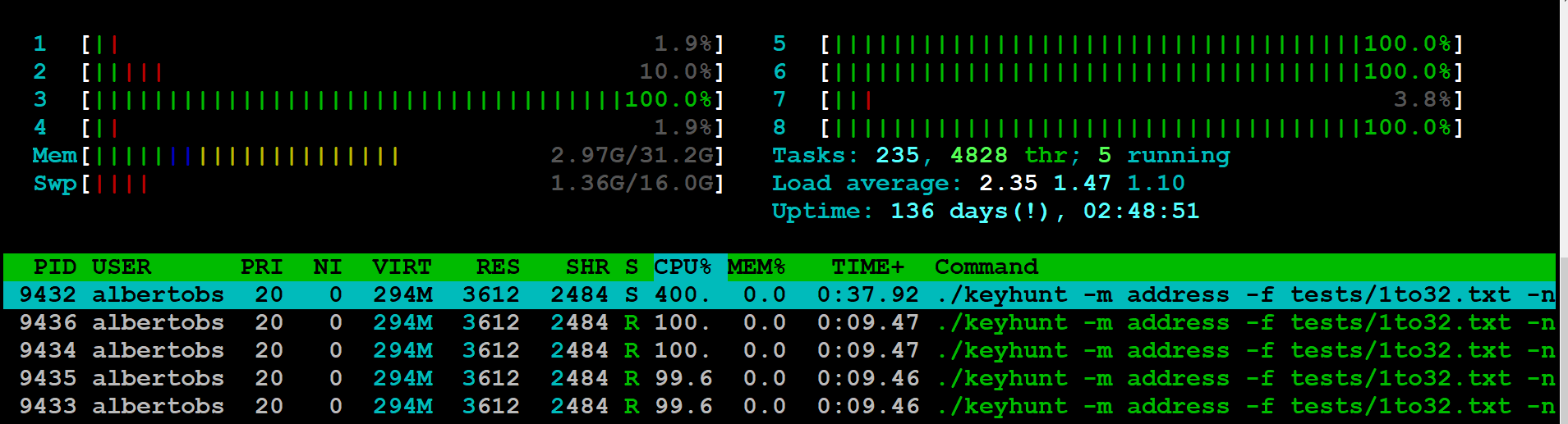 address mode · Issue #123 · albertobsd/keyhunt · GitHub