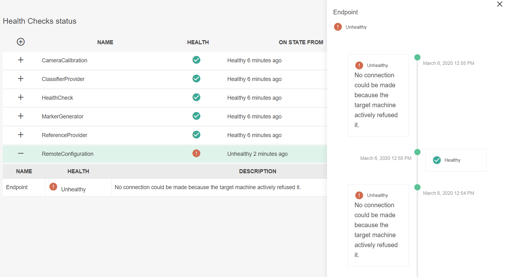 History timeline does not work on .NET Core 3, does on .NET Core 2.2 ...