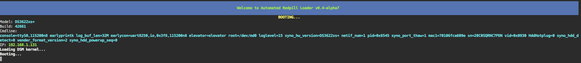 Not able to assign IP address after built and boot loader · Issue #30 · fbelavenuto/arpl-modules ...
