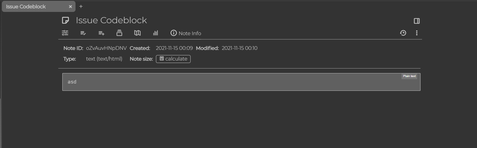 (Bug report) Codeblock blocks text writing · Issue #2338 · zadam/trilium · GitHub