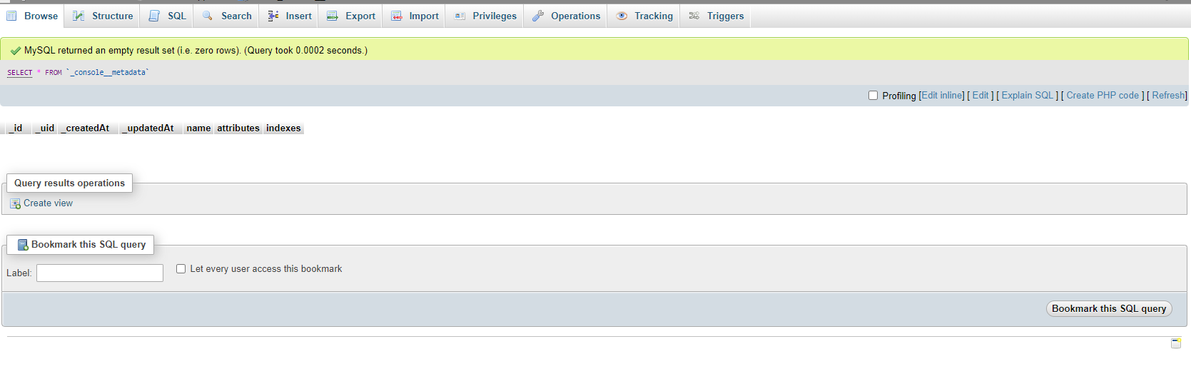 🐛 Bug Report: Appwrite dumps when creating metadata table after fresh install · Issue #3095 ...