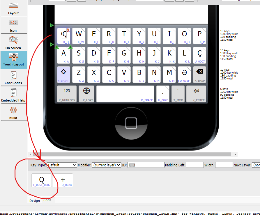 On Android "Q" with dot above does not work · Issue #1924 · keymanapp/keyboards · GitHub