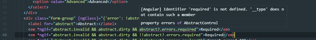 Support optional chaining in template · Issue #296 · angular/vscode-ng-language-service · GitHub