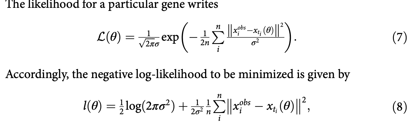 Likelihood equation in paper (eq. (7)) · Issue #287 · theislab/scvelo ...