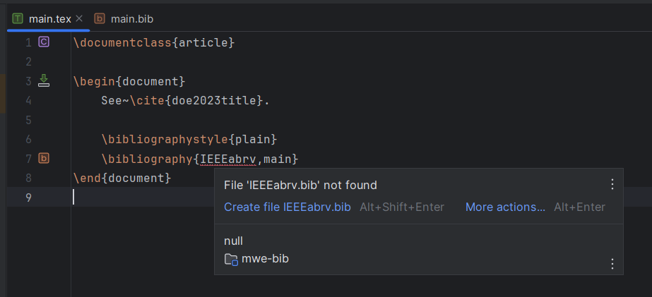 "File not found" inspection error when including library .bib in `\bibliography` · Issue #3294 ...