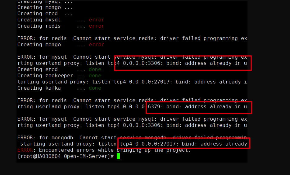CentOS 7.6.1810 x86_64(Py3.7.9)下Docker部署 · Issue #72 · openimsdk/open-im-server · GitHub