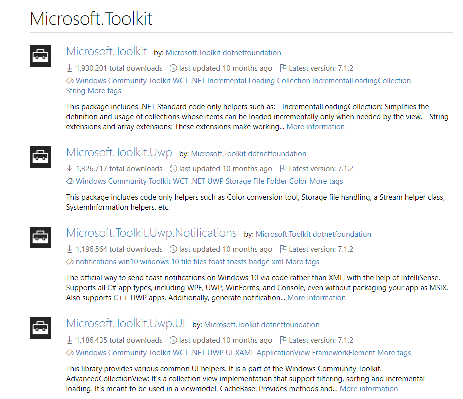 Nuget Link In Readme Points To Confusing Results · Issue 422 · Communitytoolkit Dotnet · Github