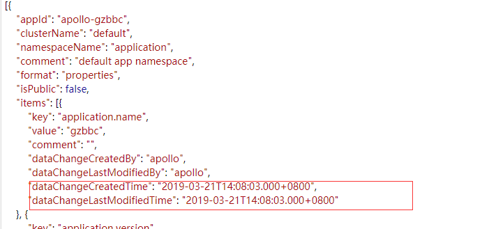 openApi getNamespaces 内部时间转换异常 · Issue #2065 · apolloconfig/apollo · GitHub