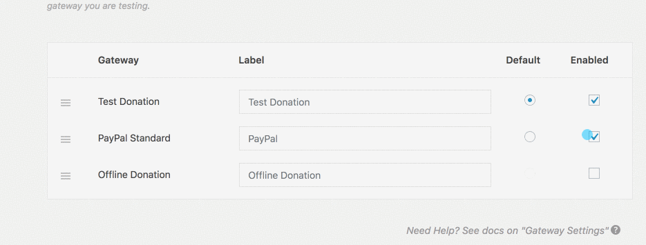 fix(admin-setting): immediately disable default column radio button if payment gateway unchecked ...